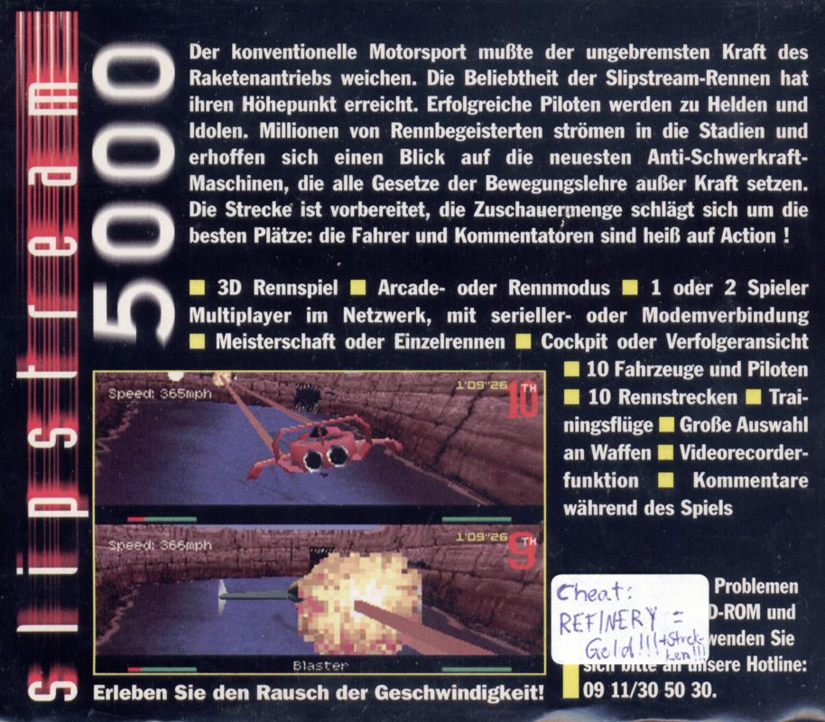 Slipstream 5000 cover or packaging material - MobyGames