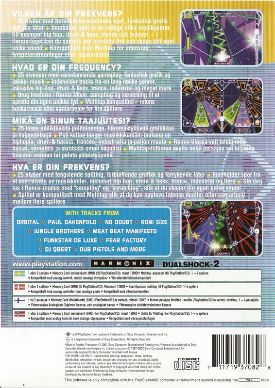 Frequency cover or packaging material - MobyGames