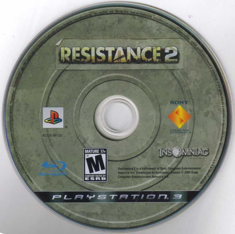 Resistance 2 cover or packaging material - MobyGames