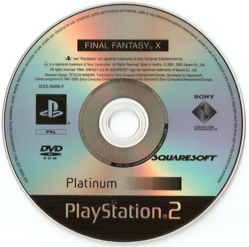 Final Fantasy X cover or packaging material - MobyGames