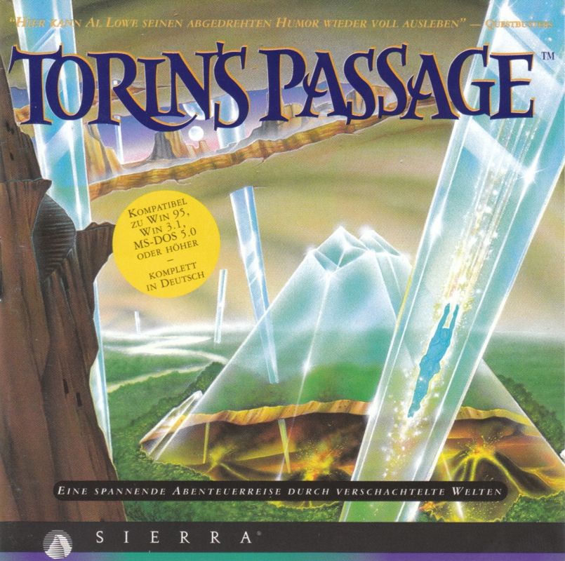 Torin's Passage cover or packaging material - MobyGames