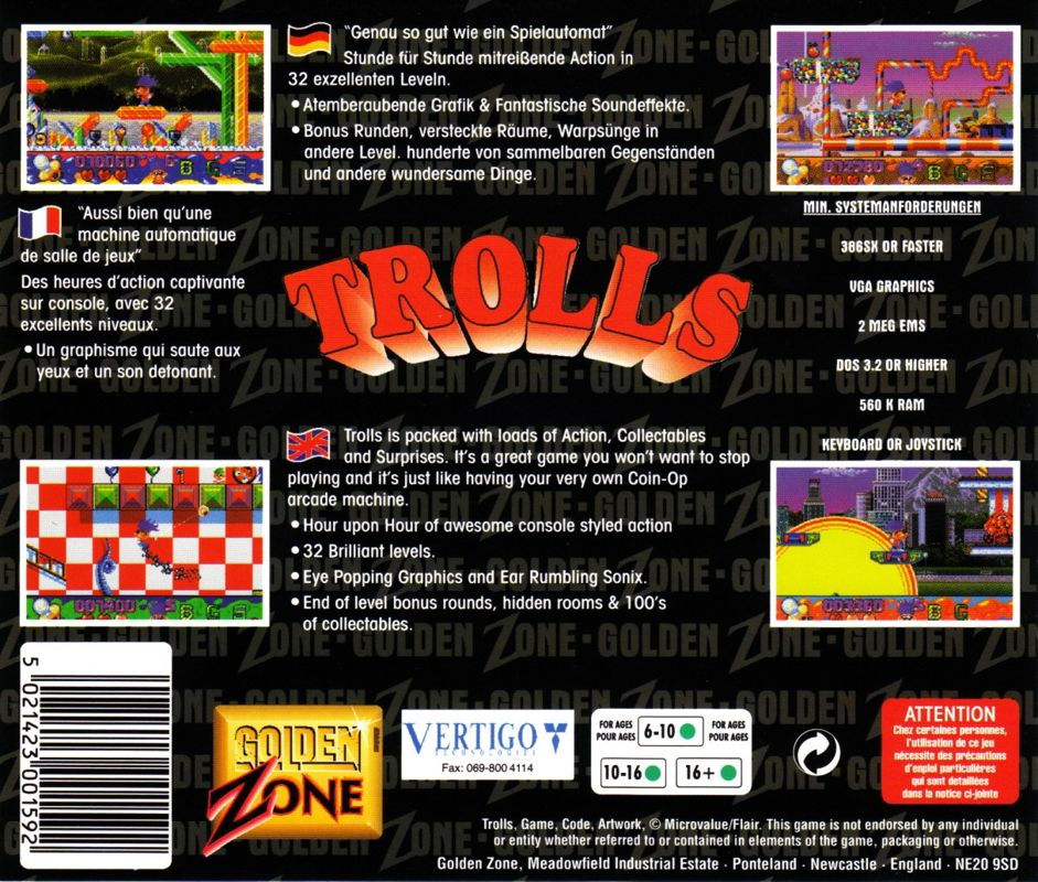 Trolls cover or packaging material - MobyGames