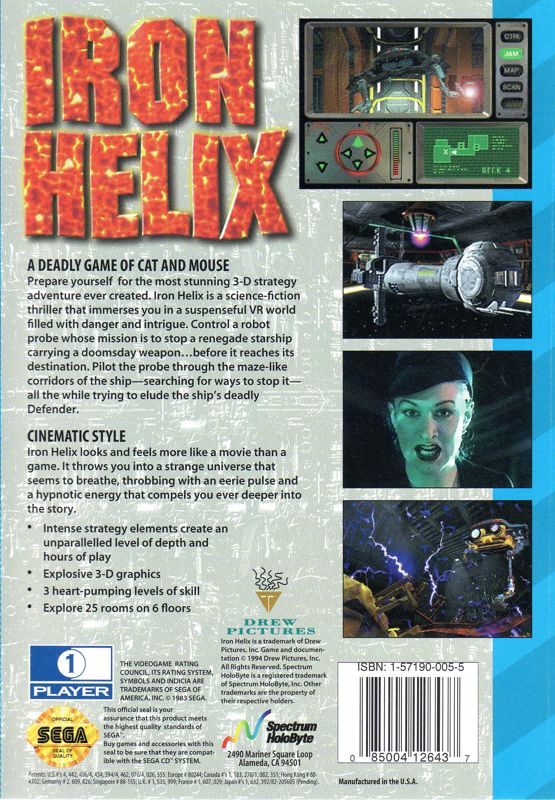 Iron Helix cover or packaging material - MobyGames