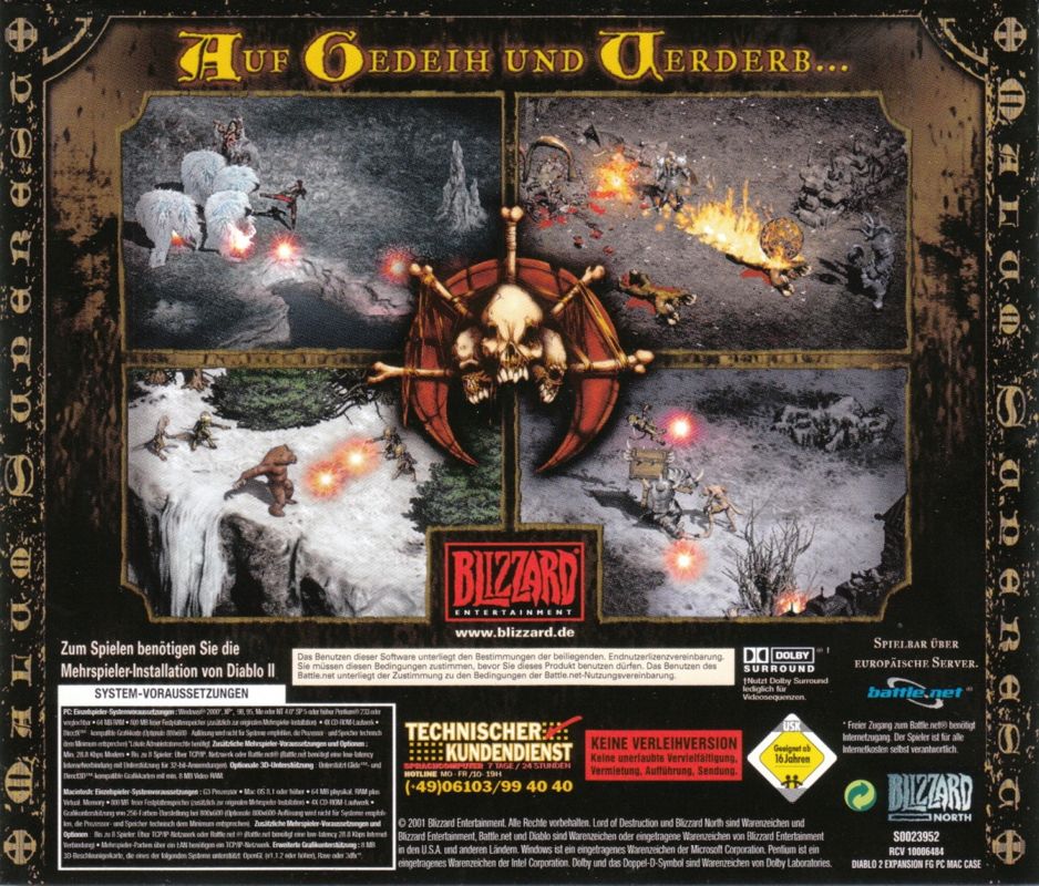 Diablo II: Lord of Destruction cover or packaging material - MobyGames