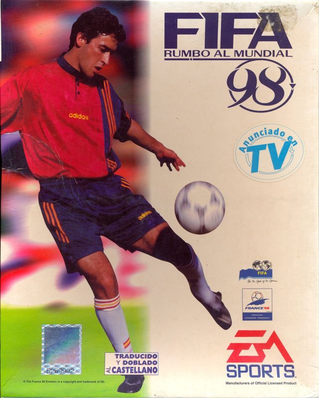 FIFA: Road to World Cup 98 cover or packaging material - MobyGames