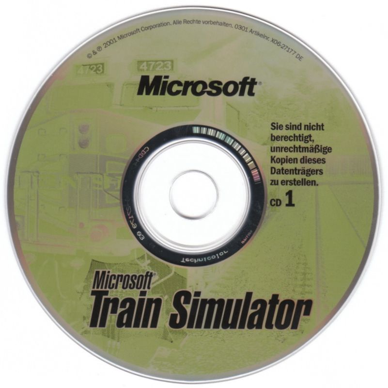 Microsoft Train Simulator cover or packaging material - MobyGames