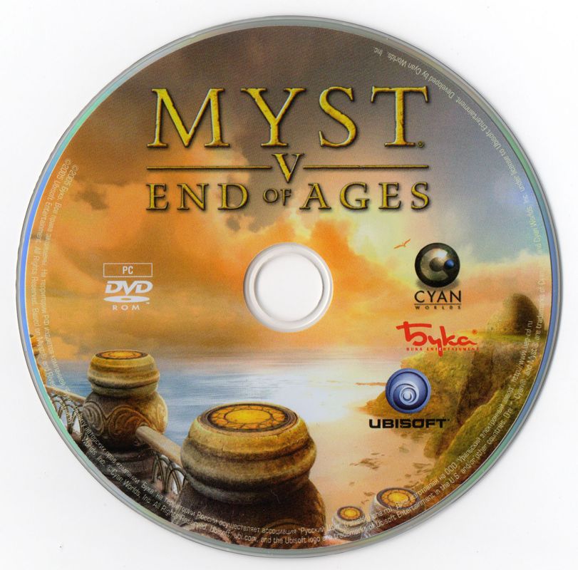 Myst V: End of Ages cover or packaging material - MobyGames