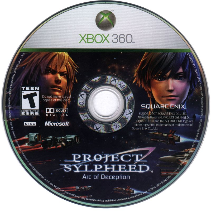 Project Sylpheed: Arc of Deception cover or packaging material - MobyGames