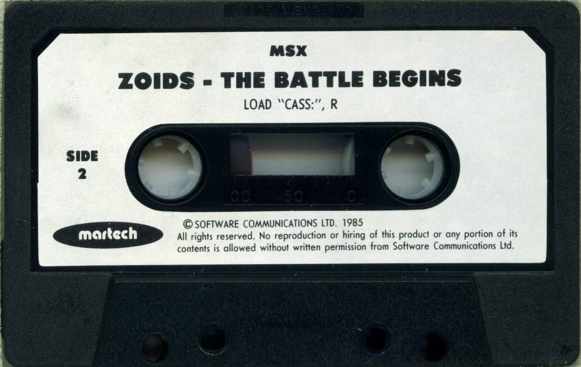 Zoids cover or packaging material - MobyGames