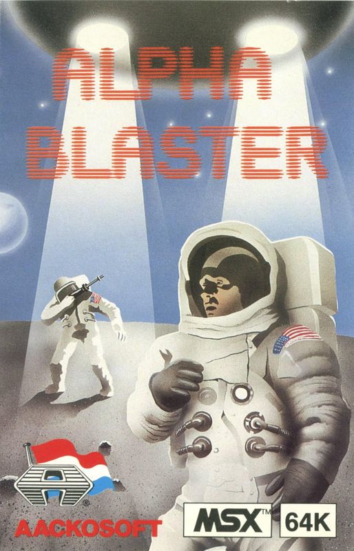 Alpha Blaster cover or packaging material - MobyGames