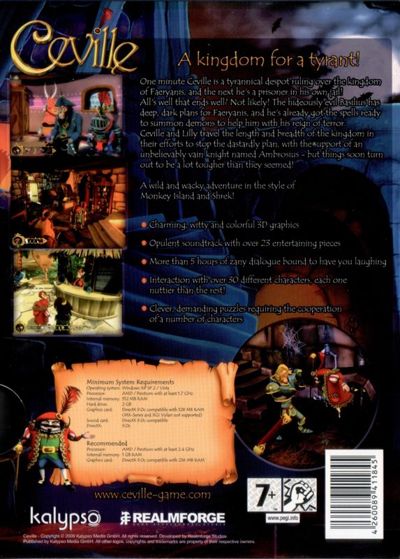 Ceville cover or packaging material - MobyGames