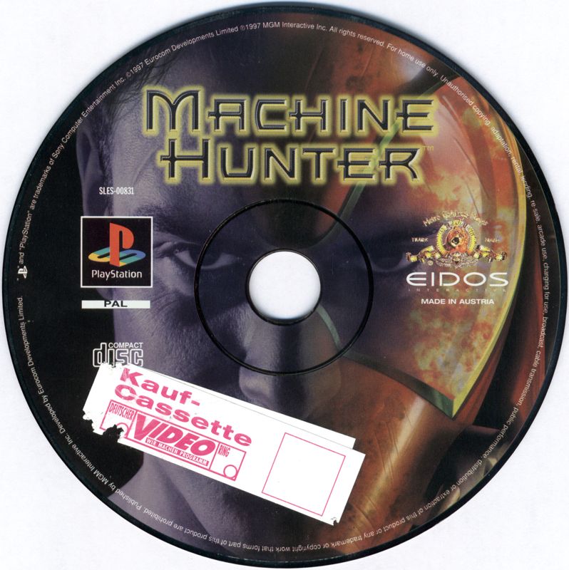 Machine Hunter cover or packaging material - MobyGames