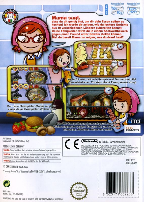 Cooking Mama: Cook Off cover or packaging material - MobyGames