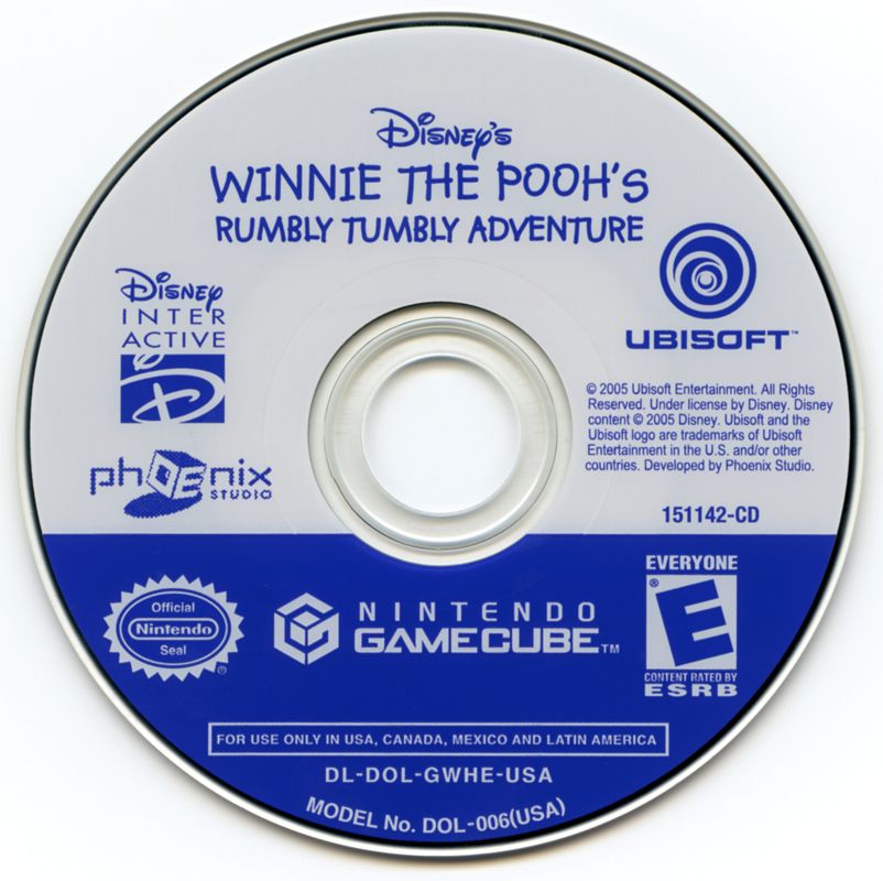 Disney's Winnie the Pooh's Rumbly Tumbly Adventure cover or packaging ...