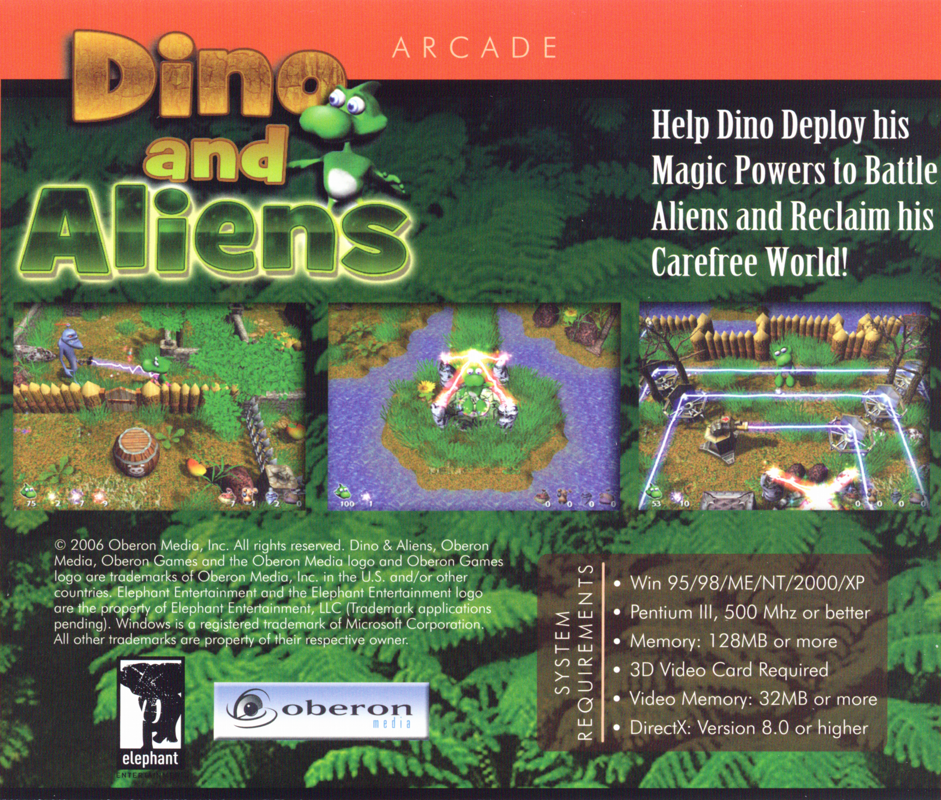 Dino and Aliens cover or packaging material - MobyGames