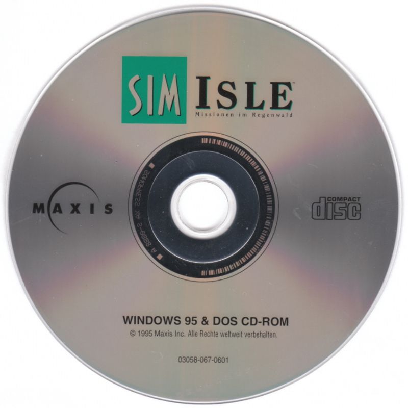 SimIsle: Missions in the Rainforest cover or packaging material - MobyGames