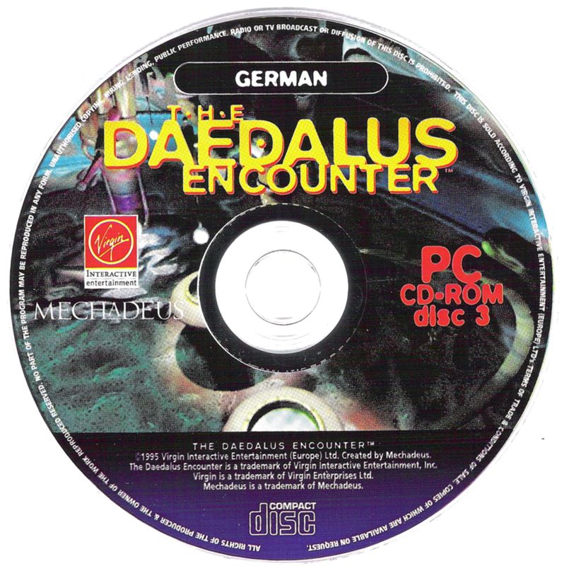The Daedalus Encounter cover or packaging material - MobyGames