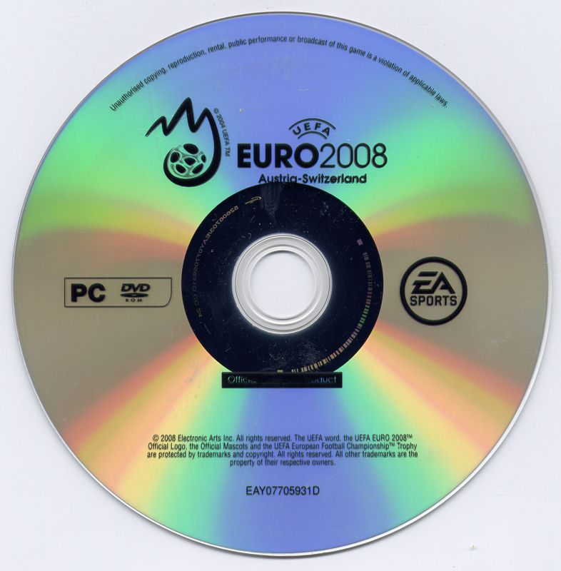 UEFA Euro 2008 cover or packaging material - MobyGames