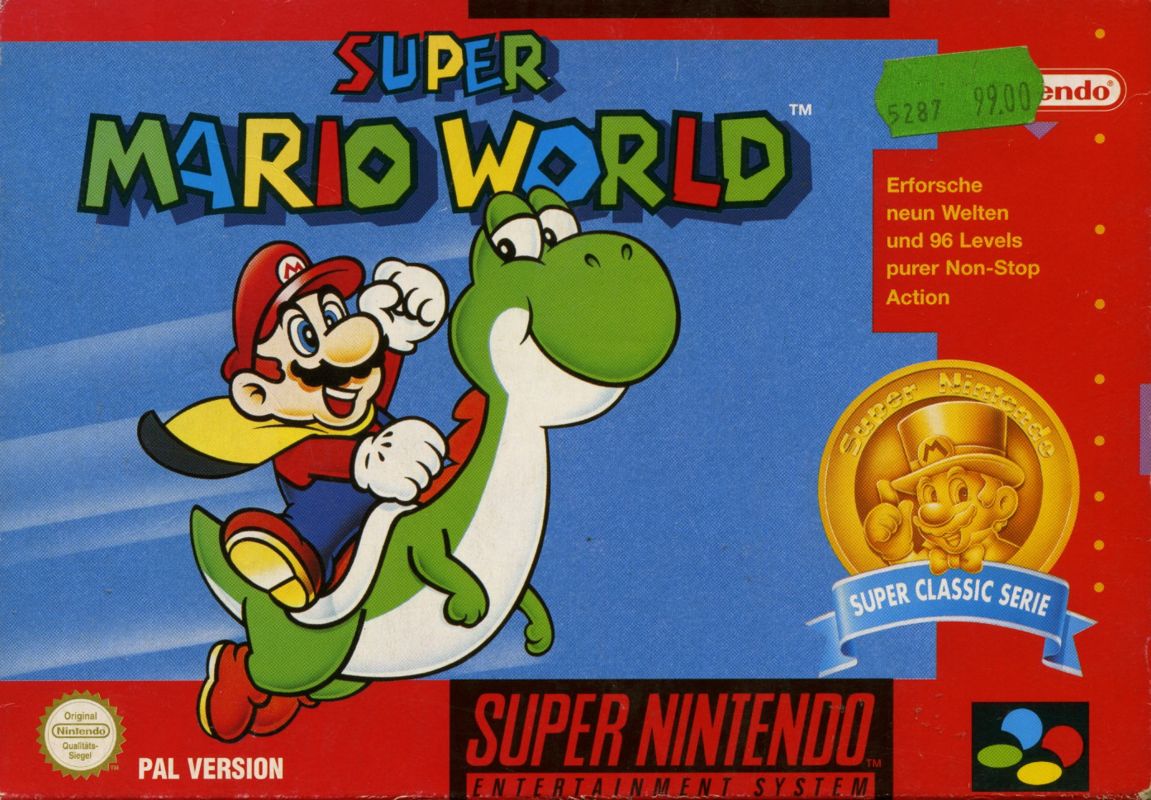 Super Mario World cover or packaging material - MobyGames