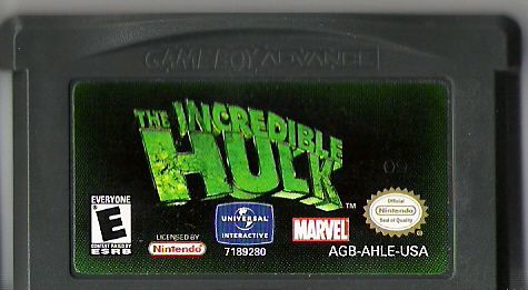 The Incredible Hulk cover or packaging material - MobyGames