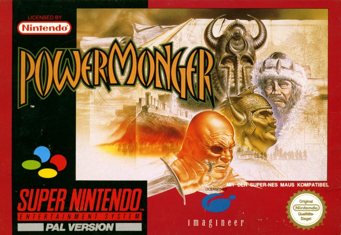 PowerMonger cover or packaging material - MobyGames