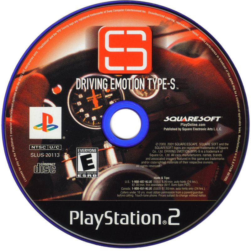 Driving Emotion Type-S cover or packaging material - MobyGames