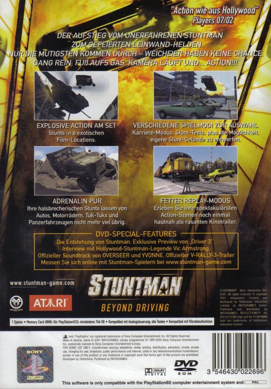 Stuntman cover or packaging material - MobyGames
