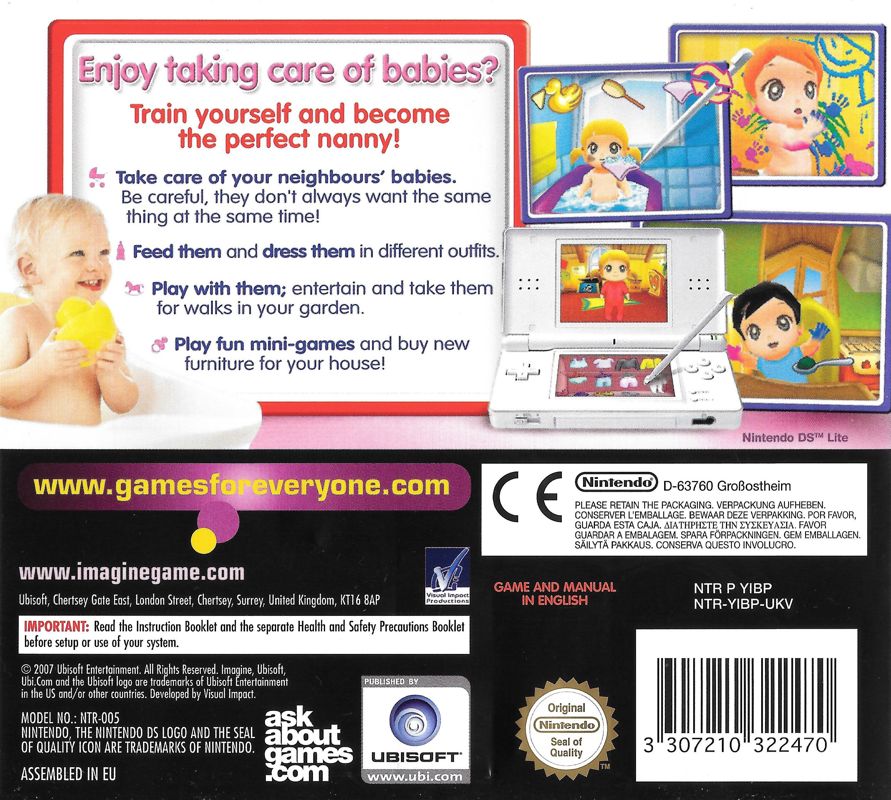 Imagine: Babyz cover or packaging material - MobyGames