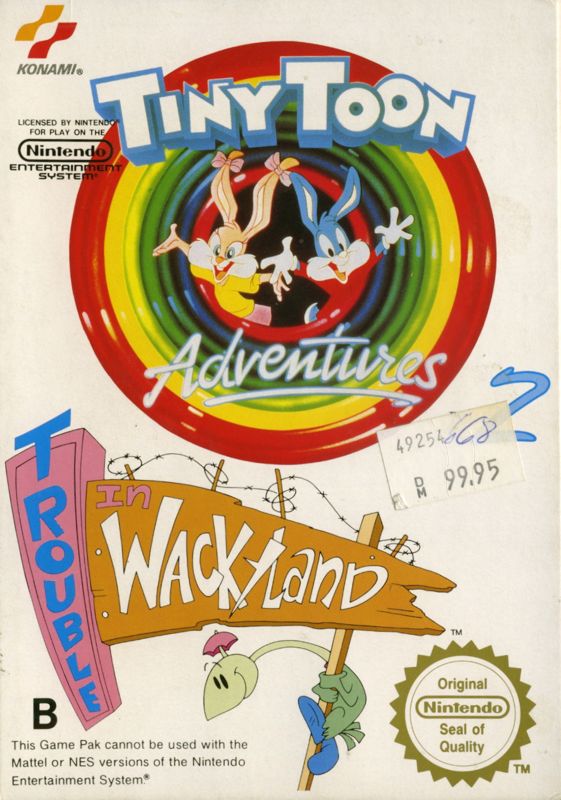 Tiny Toon Adventures 2: Trouble in Wackyland cover or packaging ...