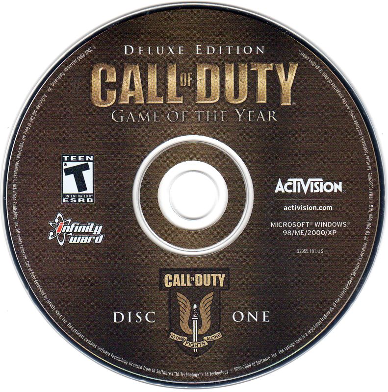 Call of Duty: Deluxe Edition cover or packaging material - MobyGames