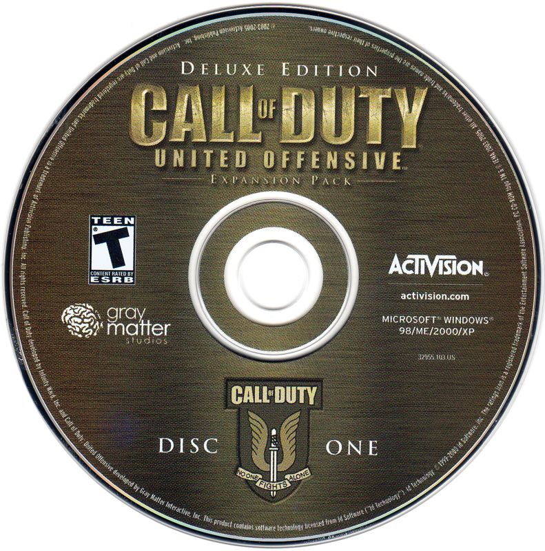 Call of Duty: Deluxe Edition cover or packaging material - MobyGames