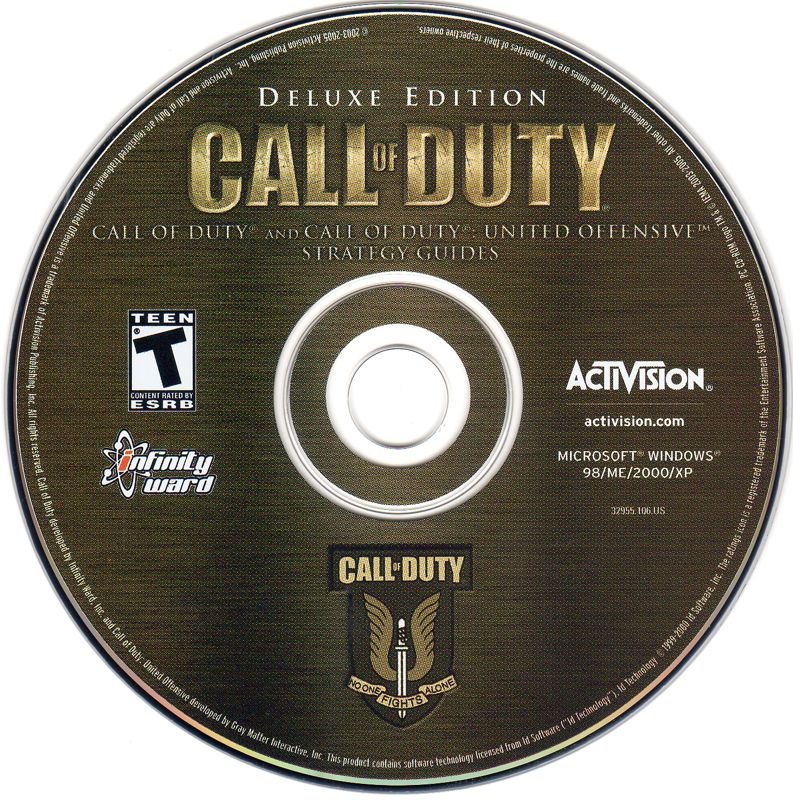 Call of Duty: Deluxe Edition cover or packaging material - MobyGames