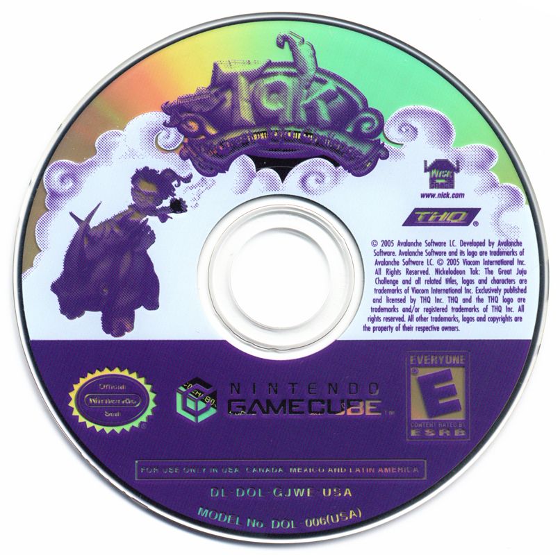 Tak: The Great Juju Challenge cover or packaging material - MobyGames