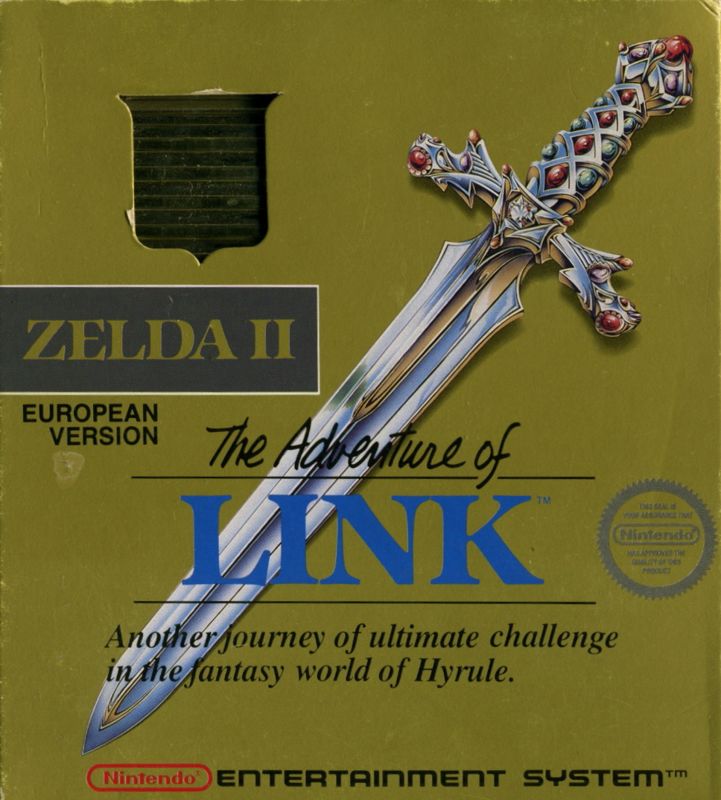 Zelda II: The Adventure of Link cover or packaging material - MobyGames
