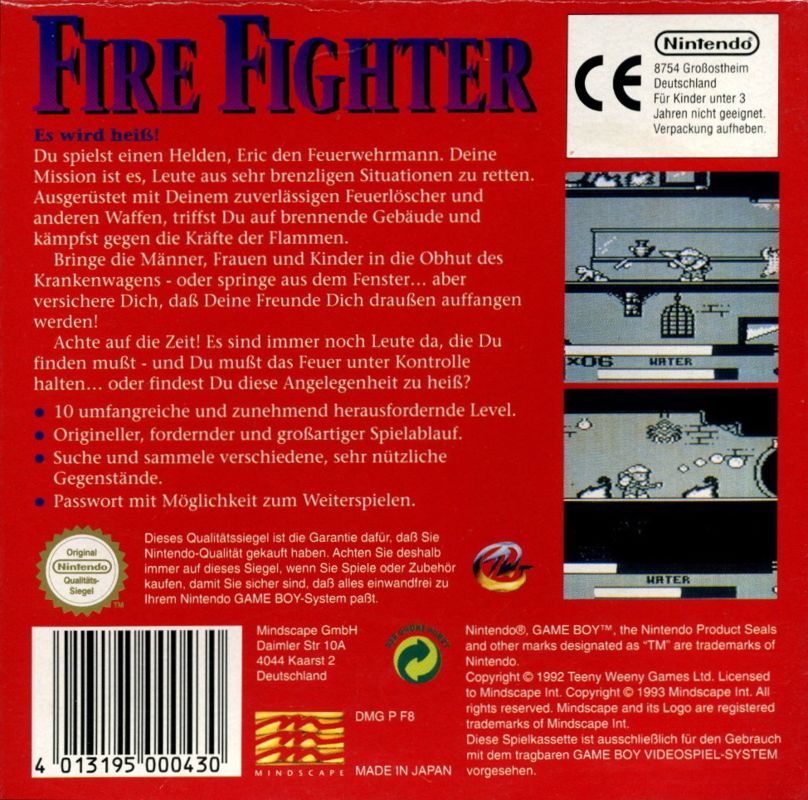 Fire Fighter cover or packaging material - MobyGames