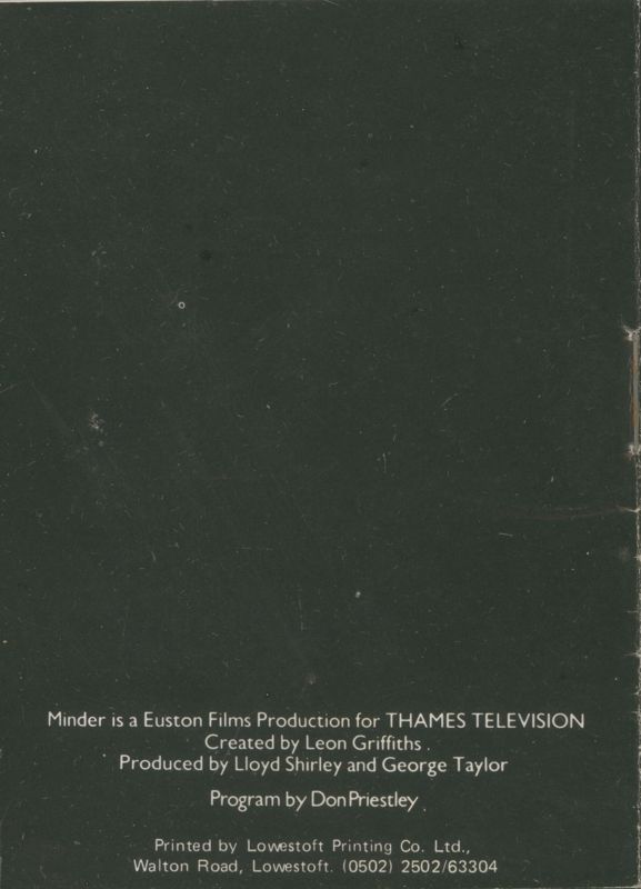 Minder cover or packaging material - MobyGames