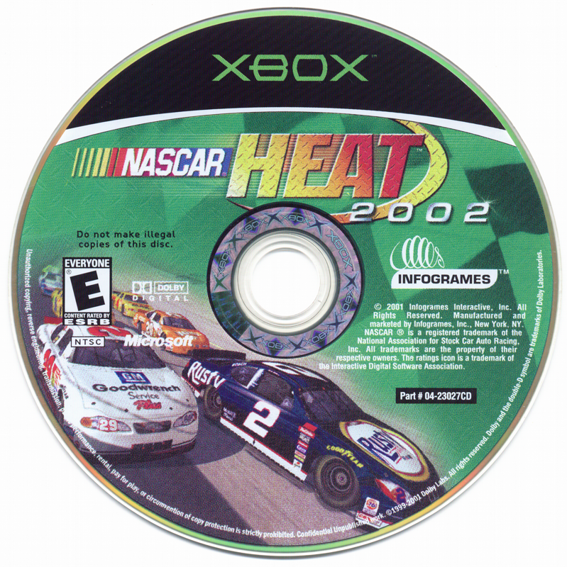 NASCAR Heat 2002 cover or packaging material - MobyGames