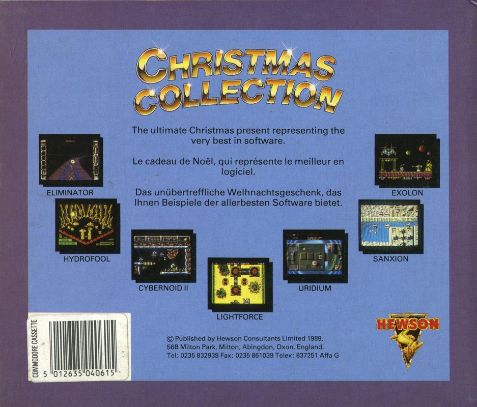 Christmas Collection cover or packaging material - MobyGames