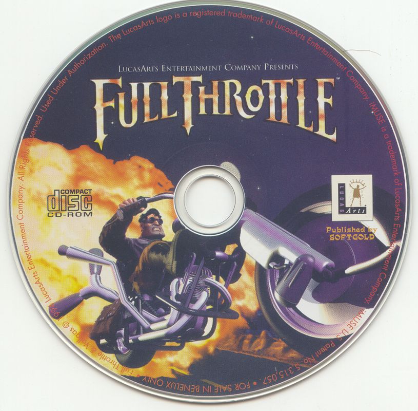 Full Throttle cover or packaging material - MobyGames