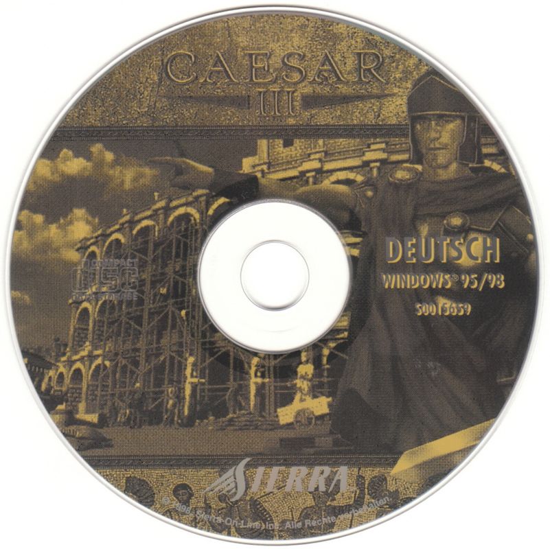 Caesar III cover or packaging material - MobyGames
