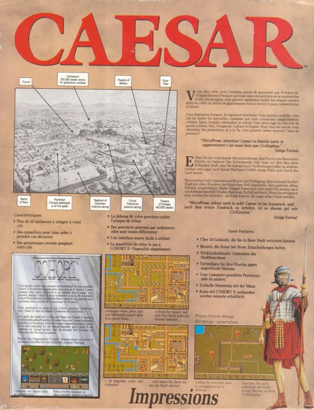 Caesar cover or packaging material - MobyGames