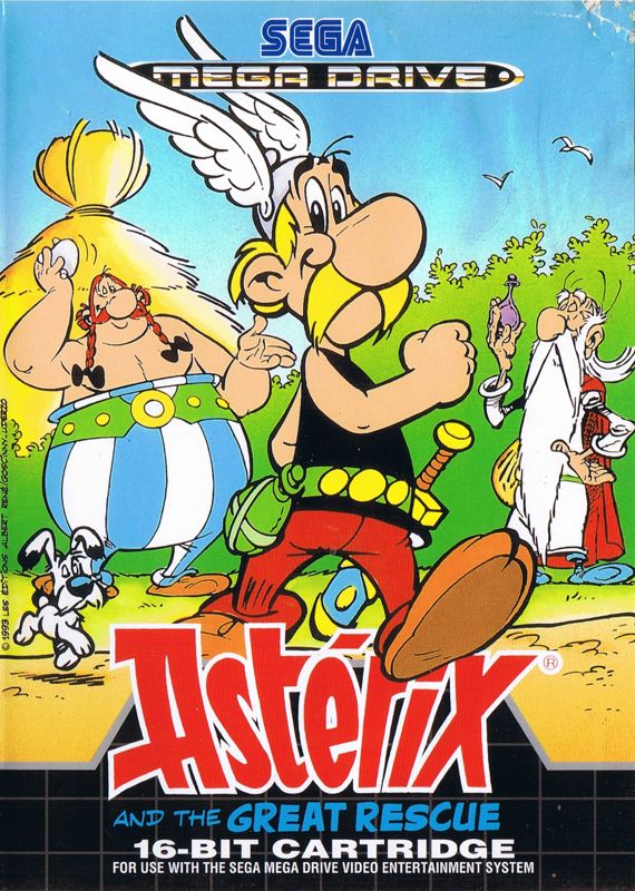 Astérix and the Great Rescue cover or packaging material - MobyGames