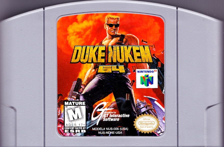 Duke Nukem 64 cover or packaging material - MobyGames