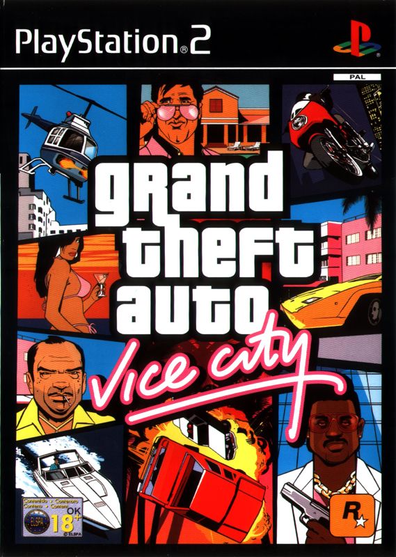Grand Theft Auto: Vice City cover or packaging material - MobyGames