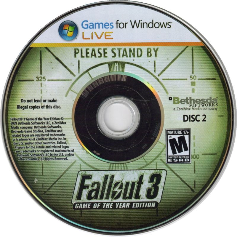 Fallout 3: Game of the Year Edition cover or packaging material - MobyGames