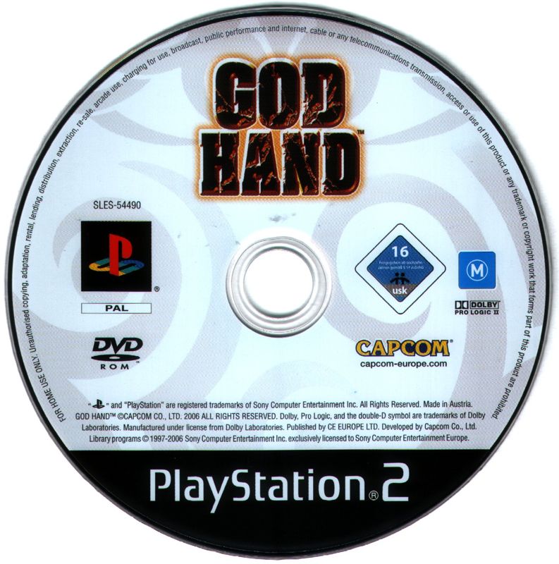 God Hand cover or packaging material - MobyGames