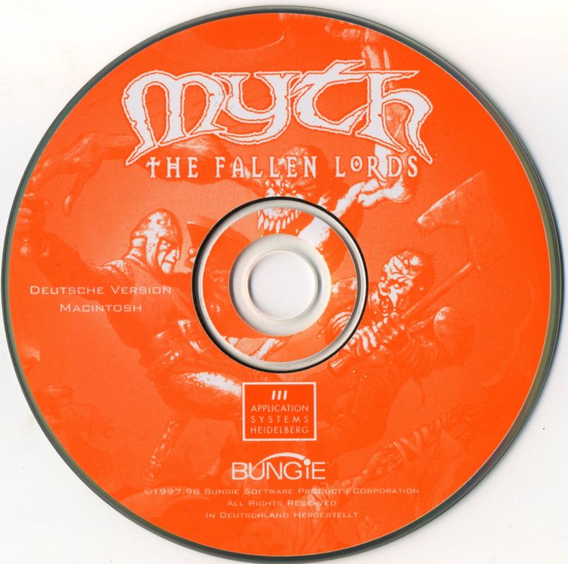 Myth: The Fallen Lords cover or packaging material - MobyGames