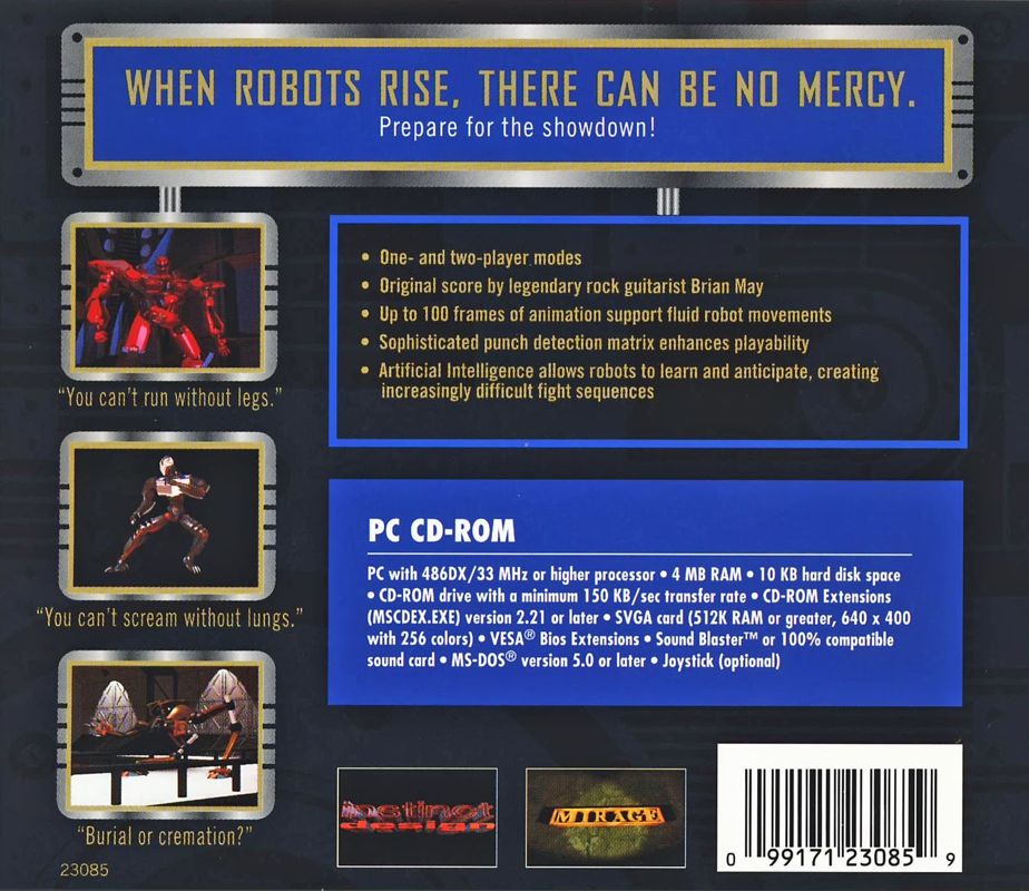 Rise of the Robots cover or packaging material - MobyGames