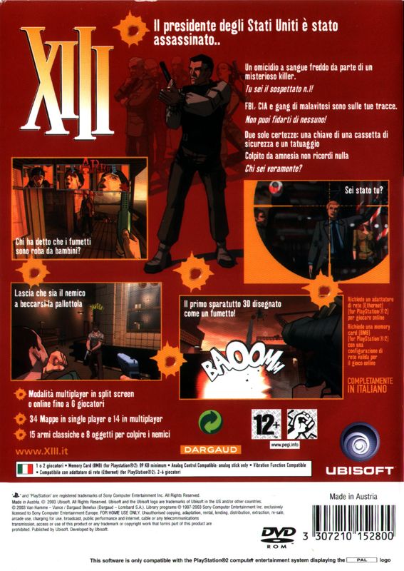 XIII cover or packaging material - MobyGames