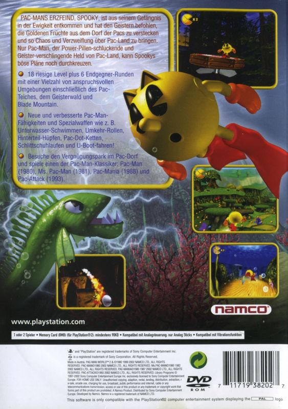 Pac-Man World 2 cover or packaging material - MobyGames